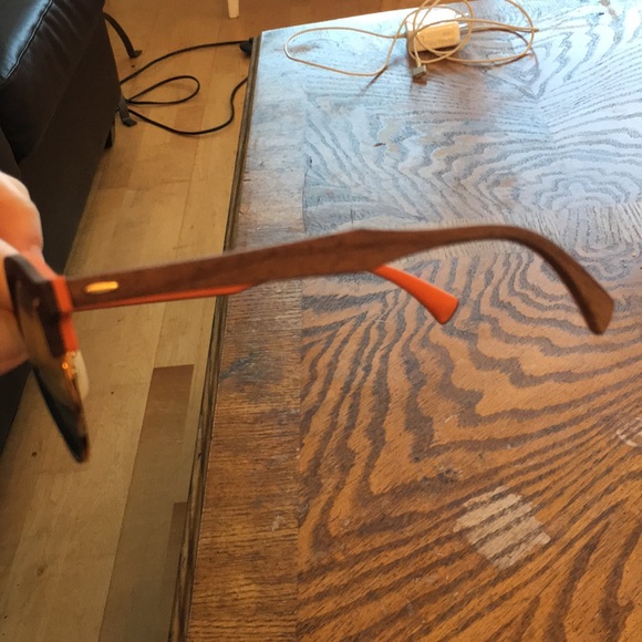 Ray-Ban | Accessories | Ray Ban Clubmaster Round Wood | Poshmark